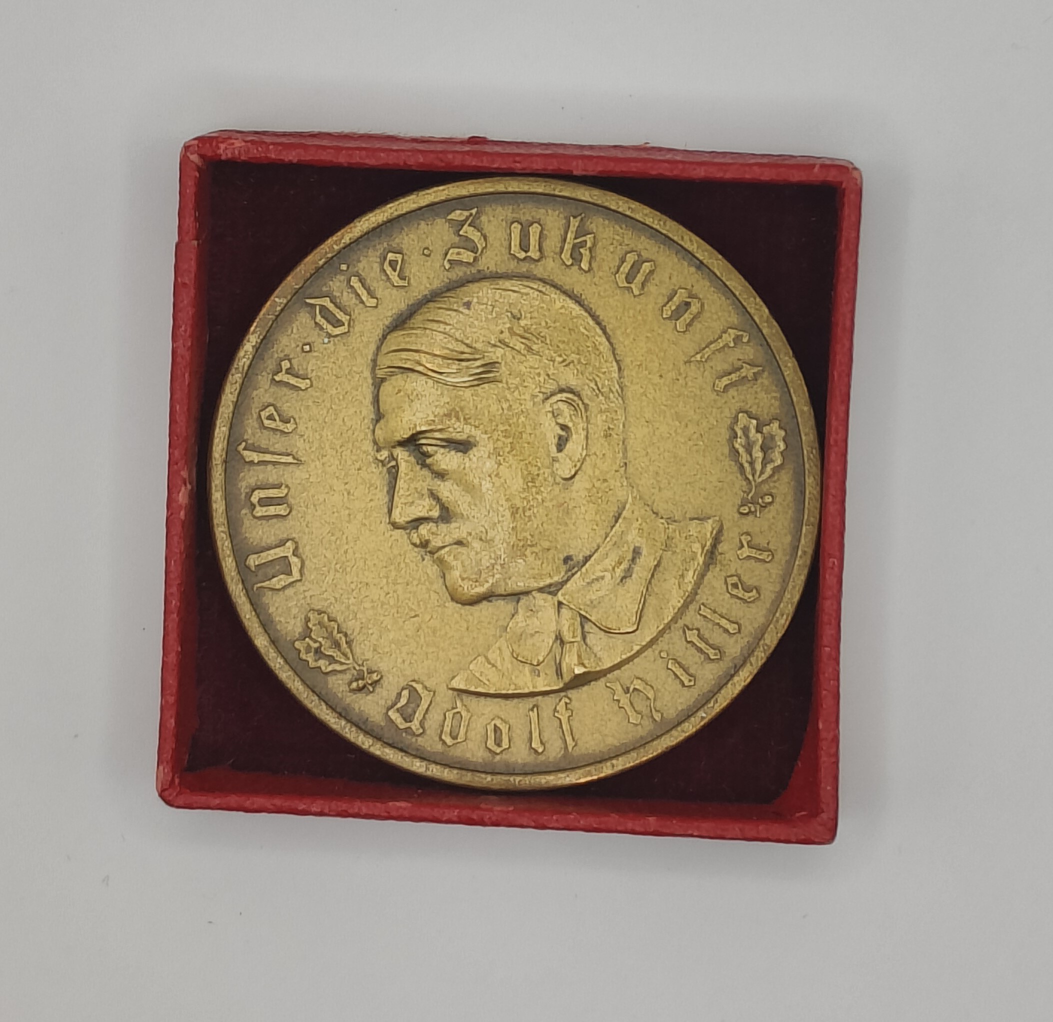 Original Third Reich Adolf Hitler Medal 1933