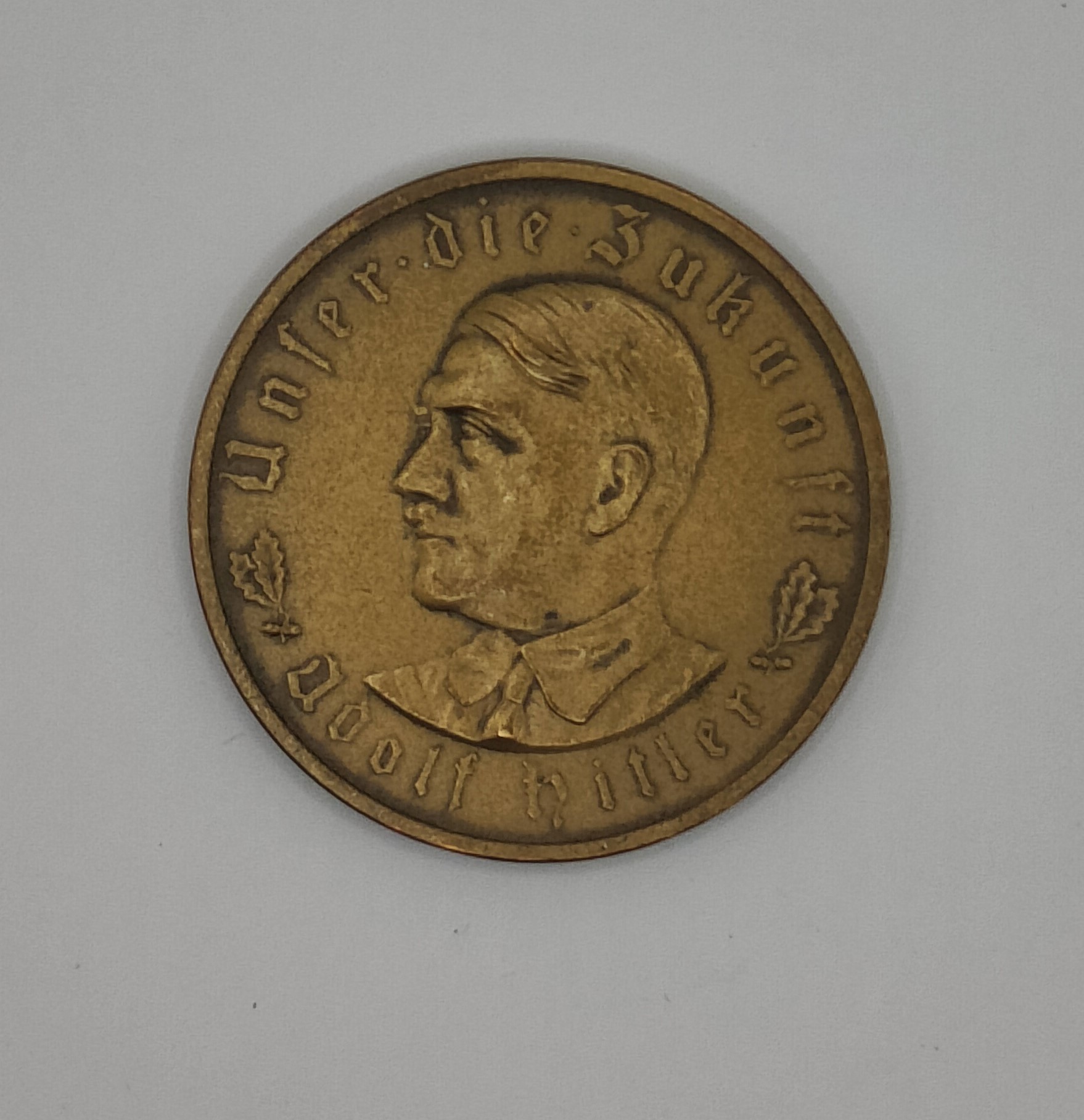 Original Third Reich Adolf Hitler Medal 1933