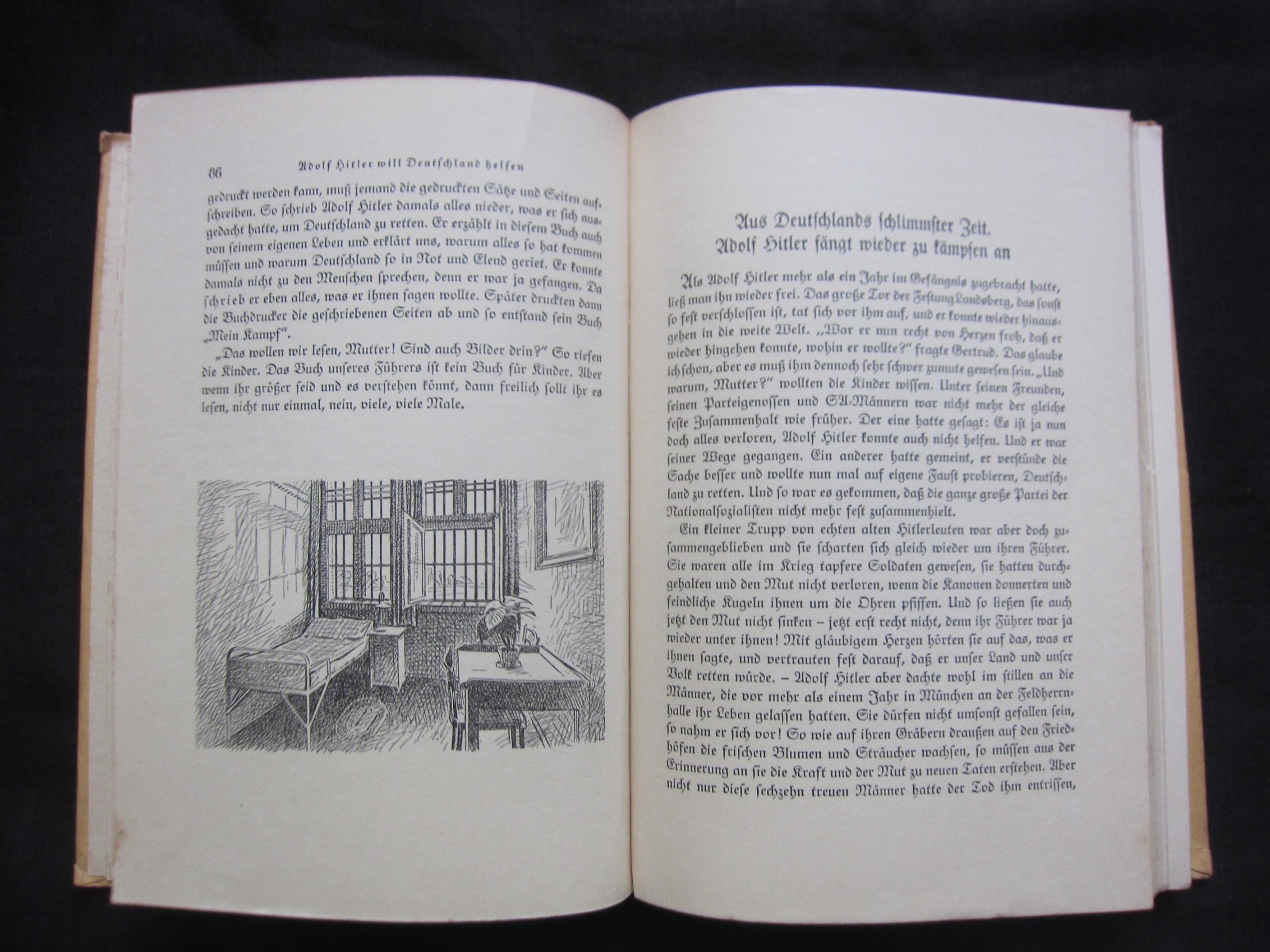 Original Nazi Third Reich children book Mother tell me about Adolf Hitler