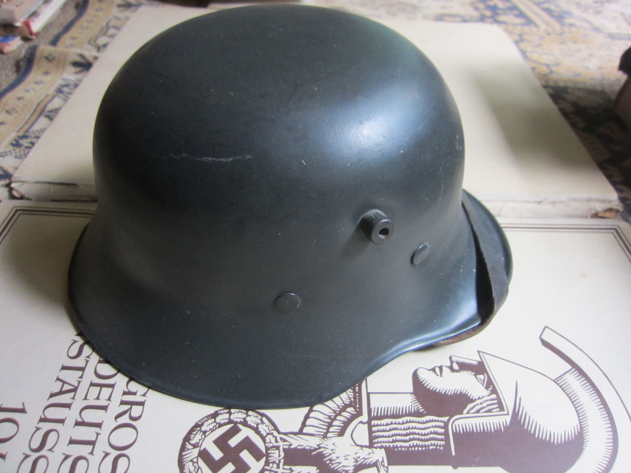 Original early german SS parade helmet