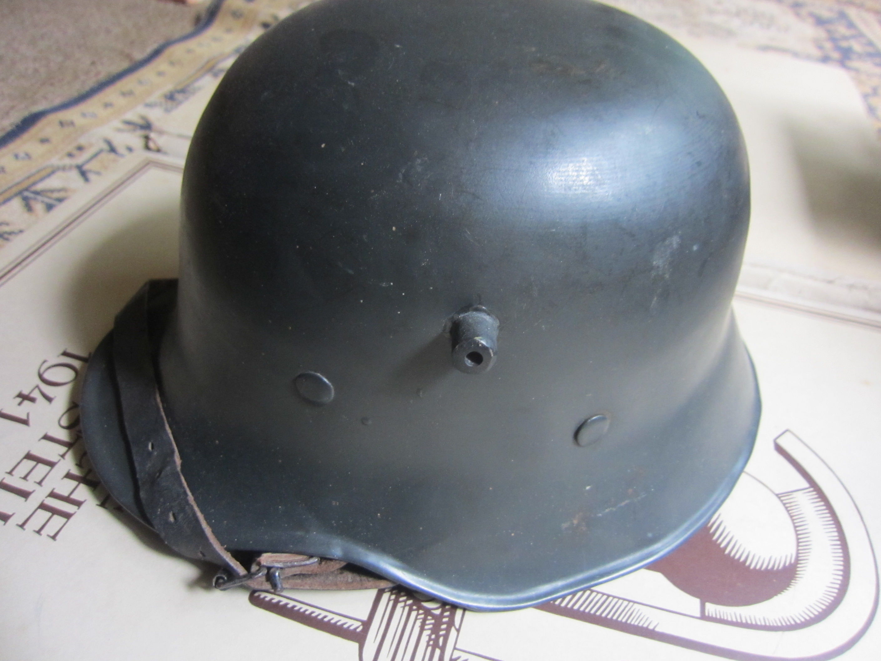 Original early german SS parade helmet