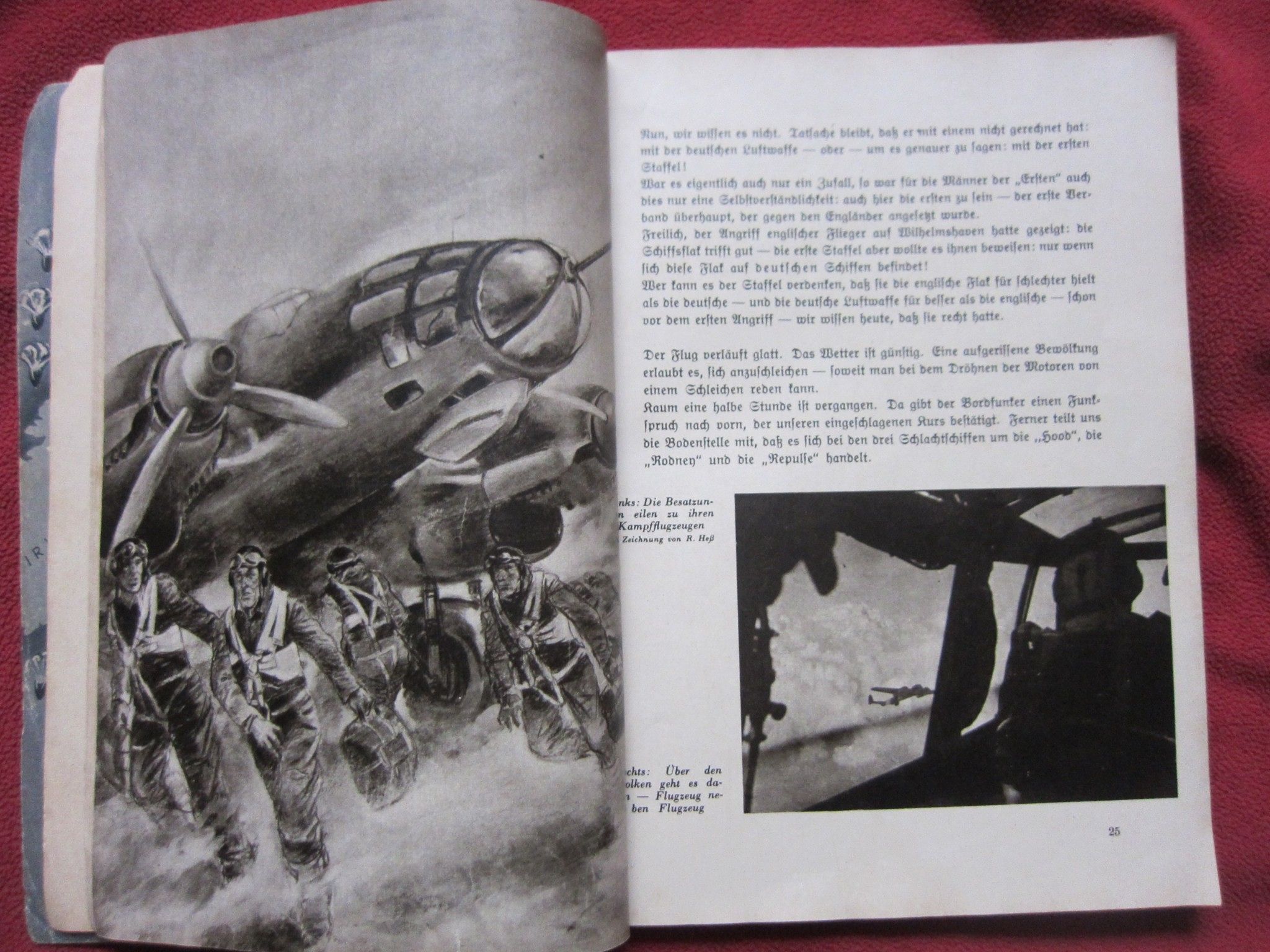 Always on the enemy German Luftwaffe against England WW2 german book