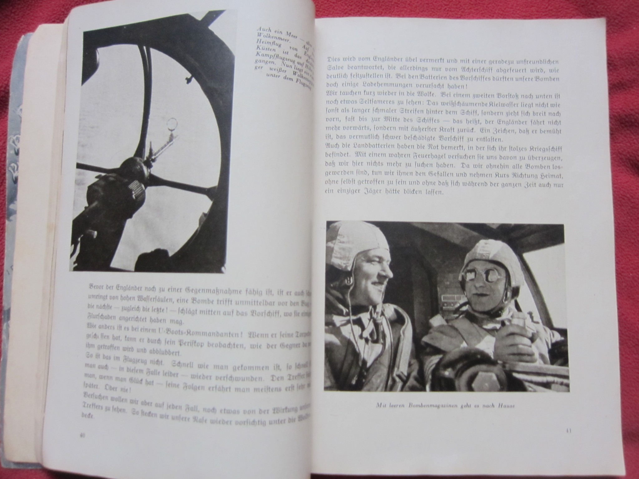Always on the enemy German Luftwaffe against England WW2 german book