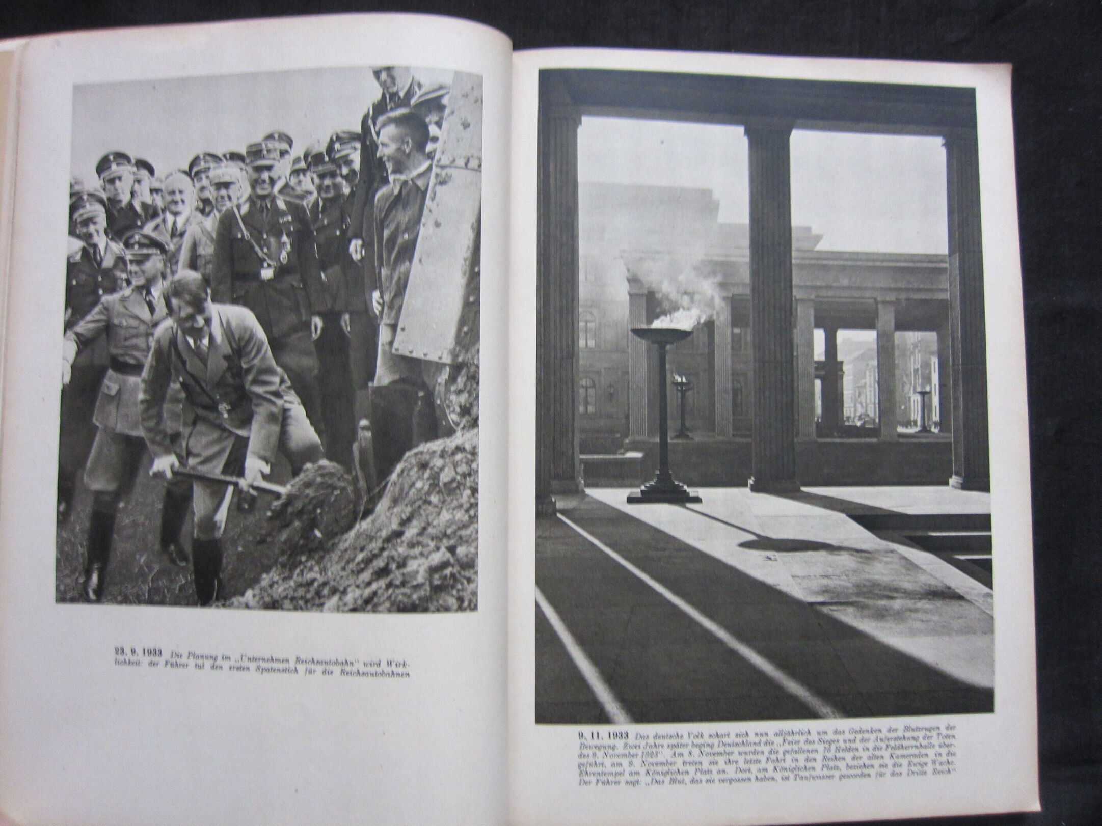 RARE ORIGINAL NAZI PHOTO BOOK "DAS REICH ADOLF HITLERS"
