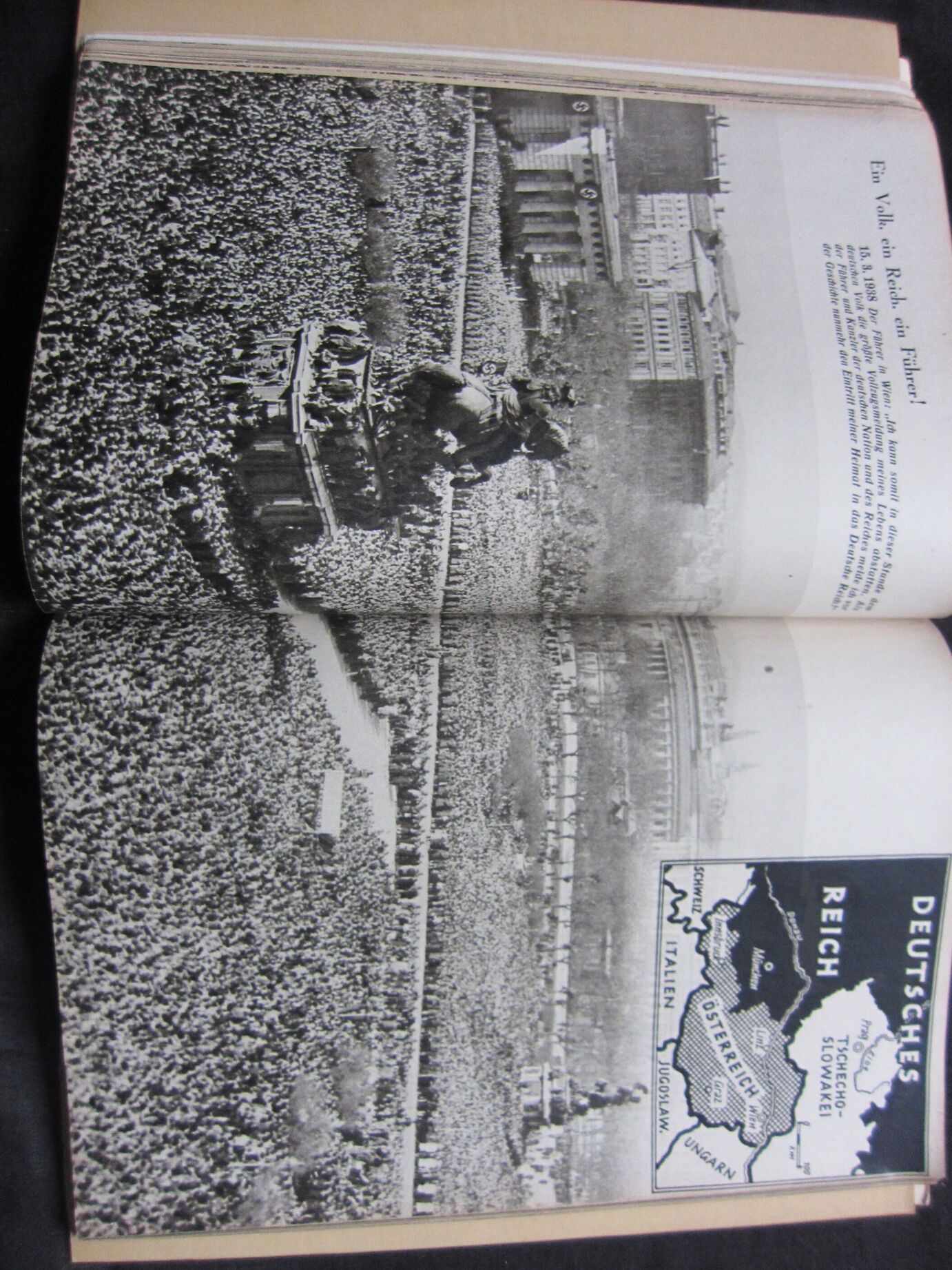 RARE ORIGINAL NAZI PHOTO BOOK "DAS REICH ADOLF HITLERS"