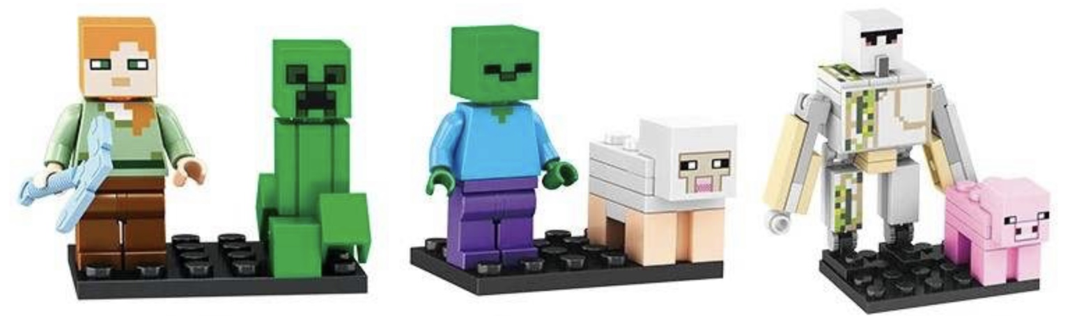 Generic Minecraft Figures- 8