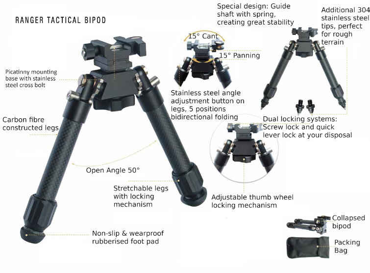 Ranger Tactical Bipod