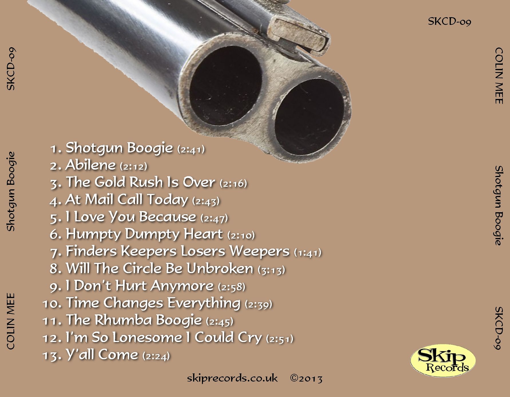 Shotgun Boogie - Colin Mee