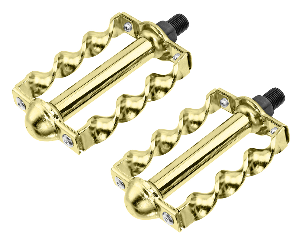 FLAT TWISTED GOLD PEDALS