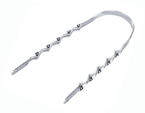 20" flat twisted sissy bar