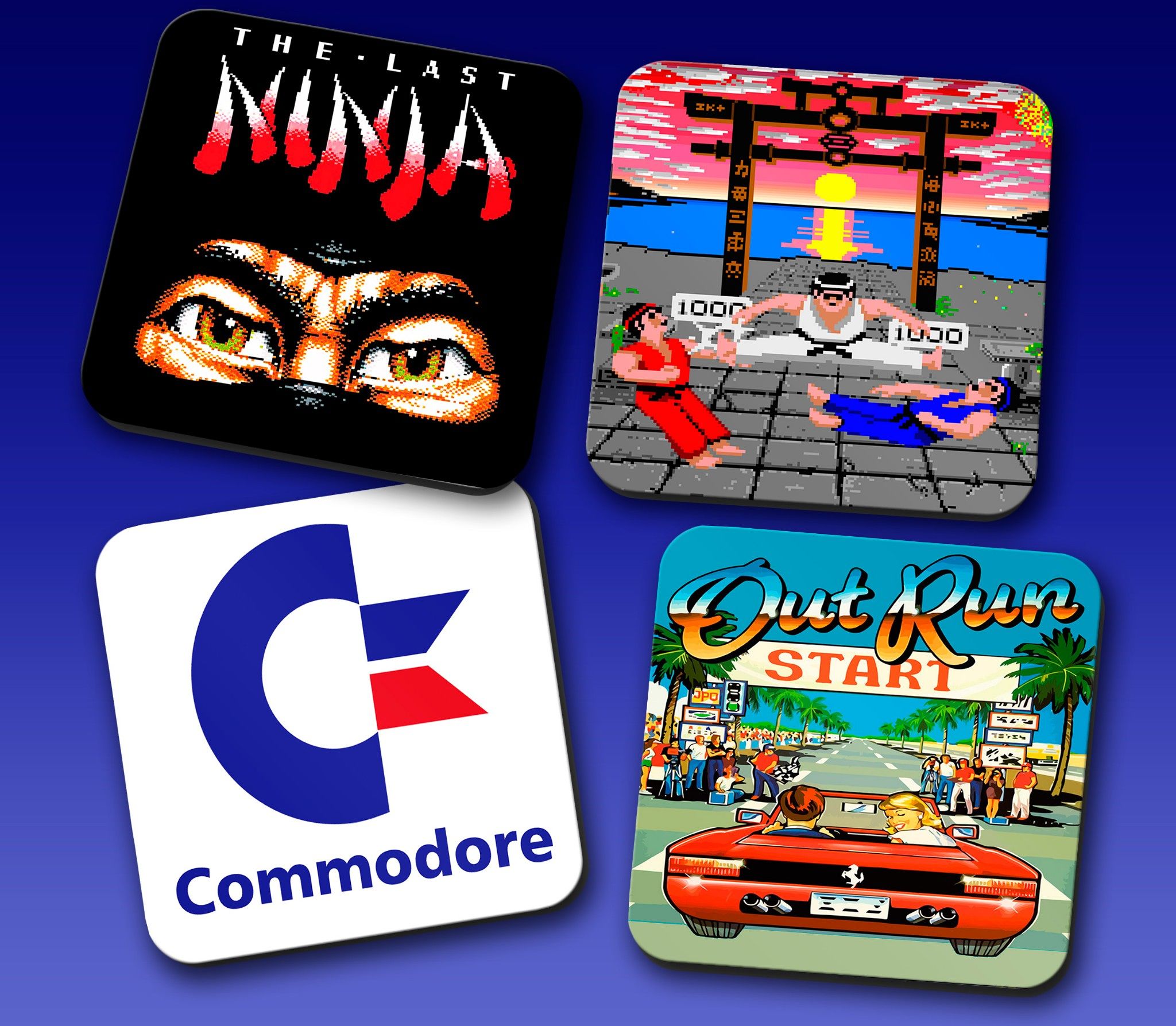 Commodore coaster set