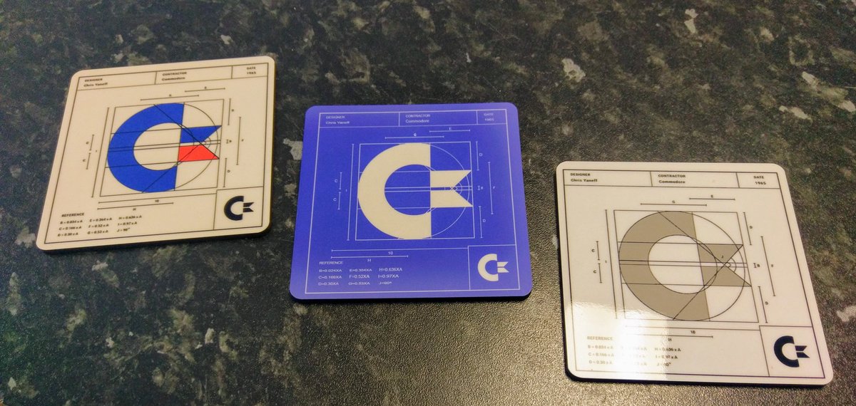 Commodore coasters