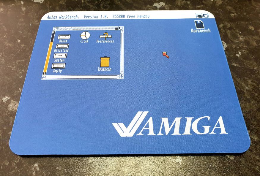 Amiga workbench mouse mat