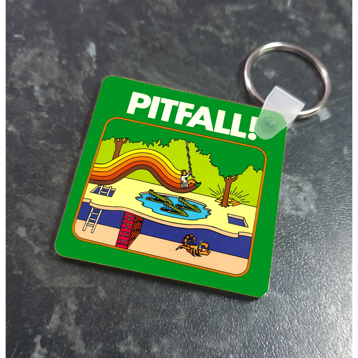 Pitfall Keyring