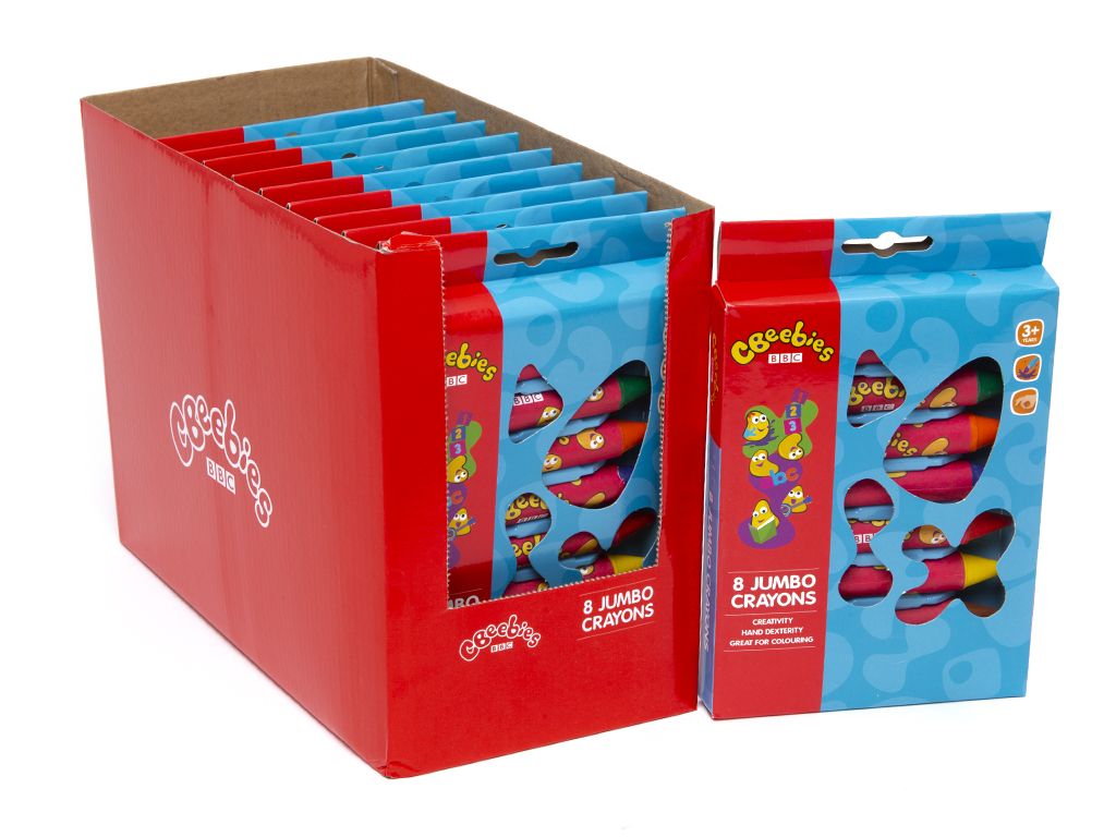 Cbeebies Jumbo Wax Crayons | Risus Wholesale
