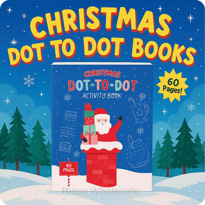 Christmas Dot To Dot Activity Books | Stocking Filler Toys