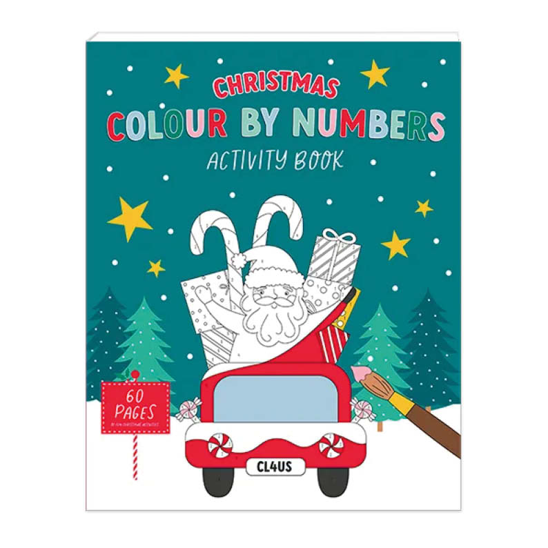 Christmas Colour By Numbers Books | Stocking Filler Toys