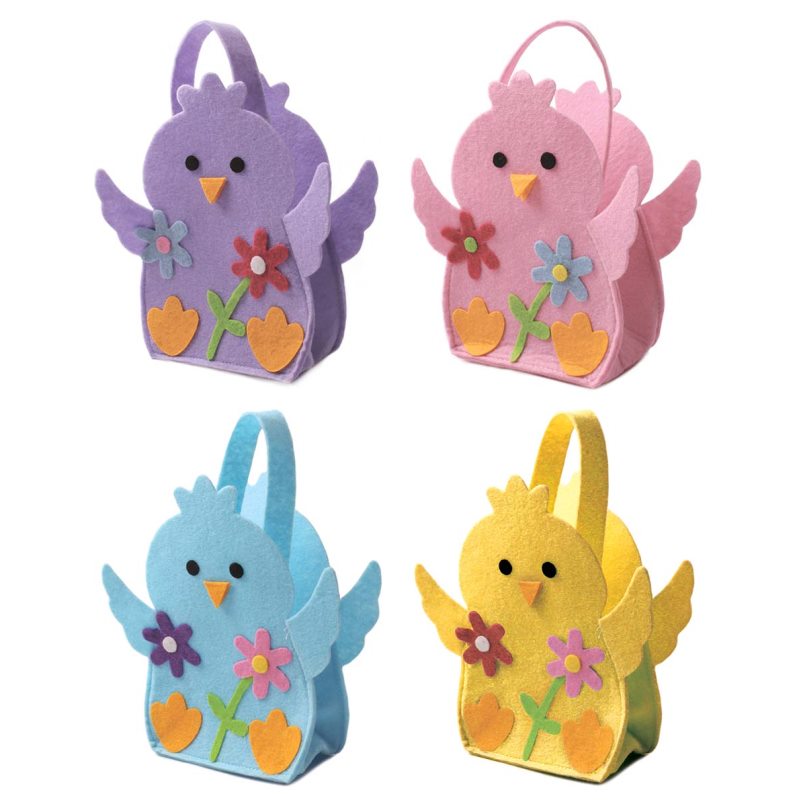 Felt Easter Chick Bags | Risus Wholesale