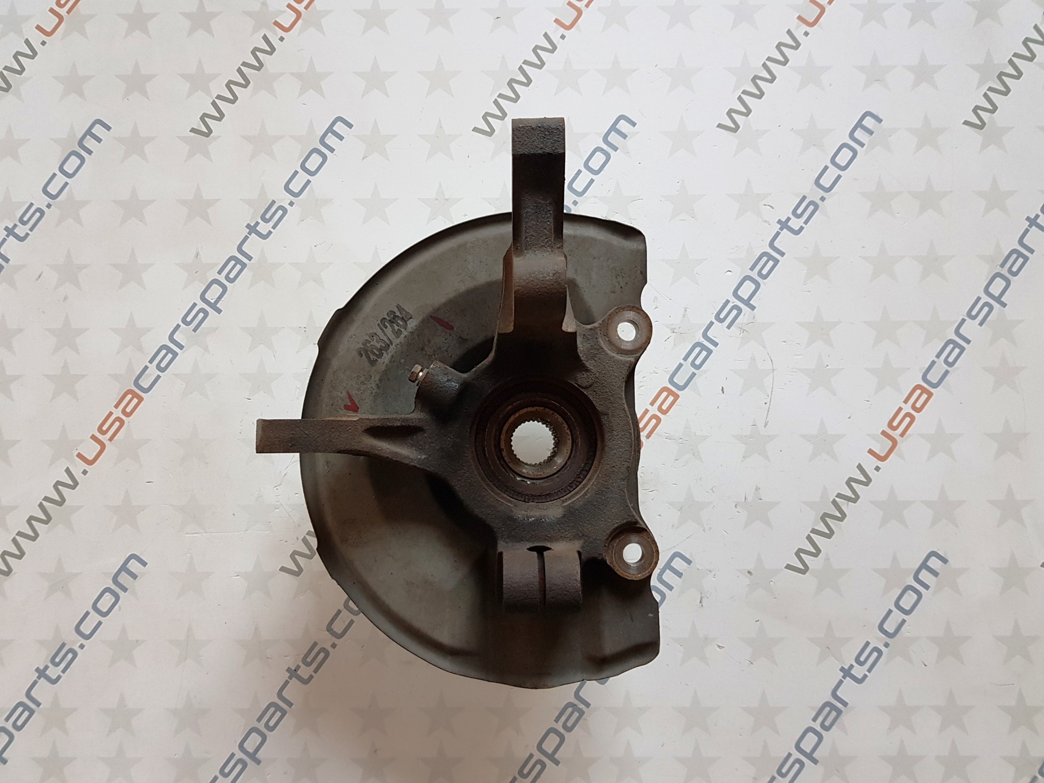 Priekinės pakabos stebulė su laikikliu, " stupica ", " ragas ...