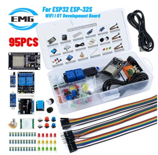 95pcs Basic Starter Kit for ESP32 ESP-32S WIFI I OT Development Board for Arduino Project Learning K
