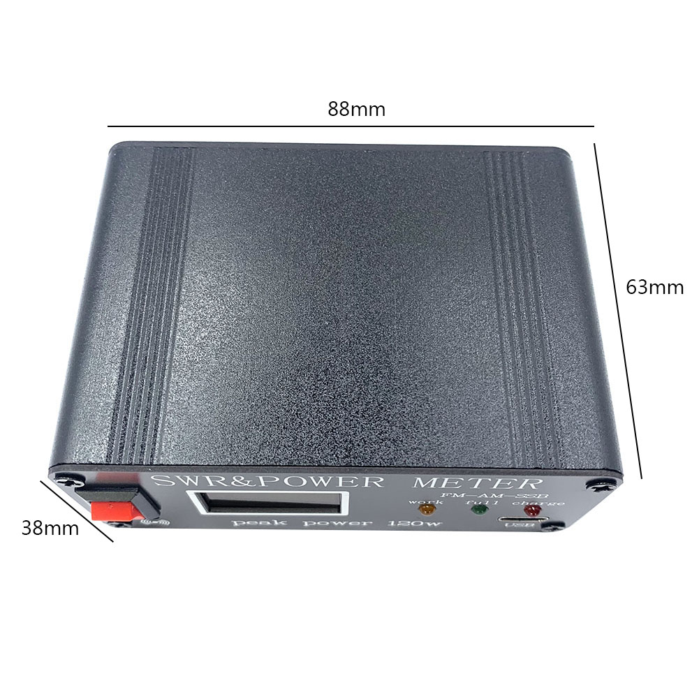 120w Mini Power & SWR Meter - USB Charging