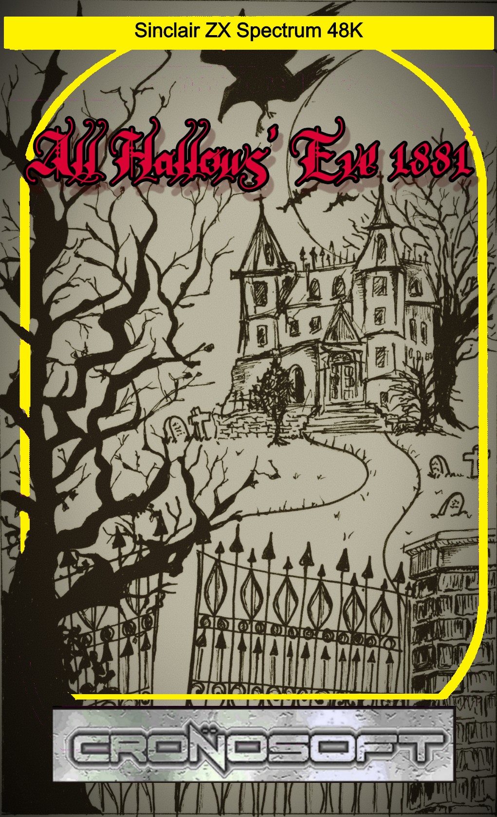 ALL HALLOWS' EVE Sinclair ZX Spectrum 48K cassette