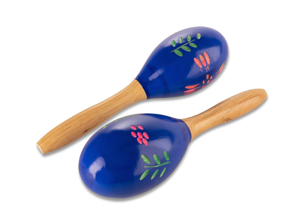 Club Salsa Wood Maracas - Blue
