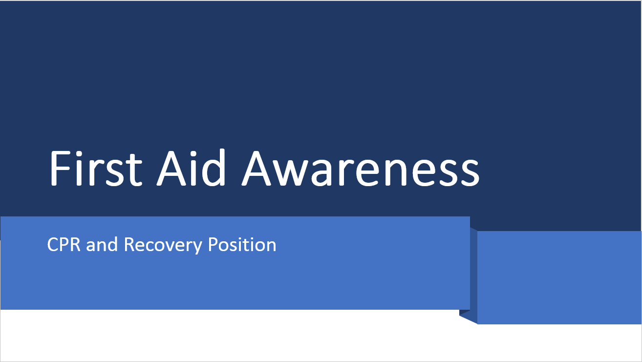 First Aid - CPA and Recovery Position - Health and Social Care Teaching ...