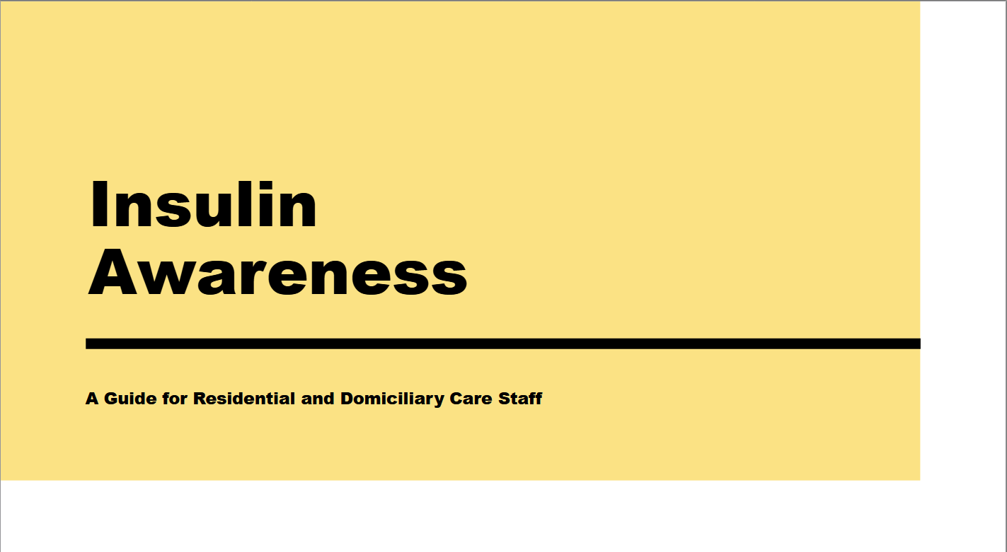Insulin Awareness - Guide for Care Staff