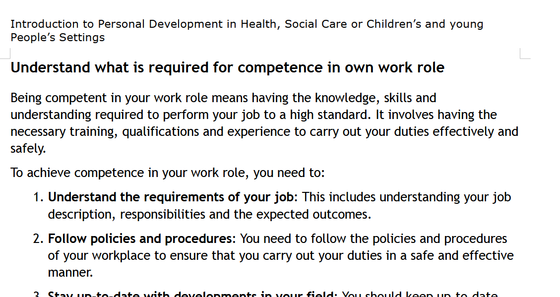 Introduction to Personal Development in Health, Social Care or Children ...