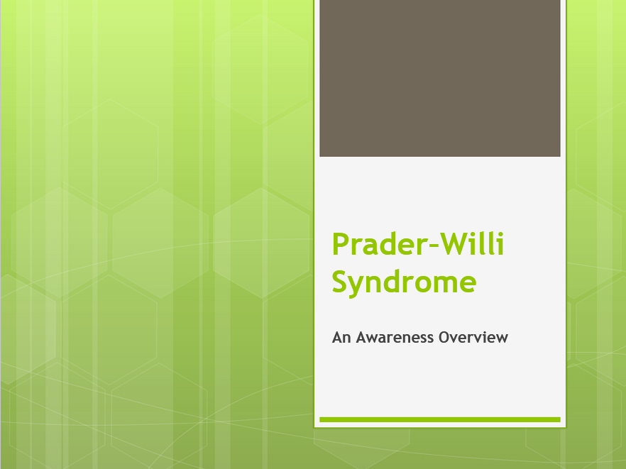 Prader Willi Syndrome General Awareness