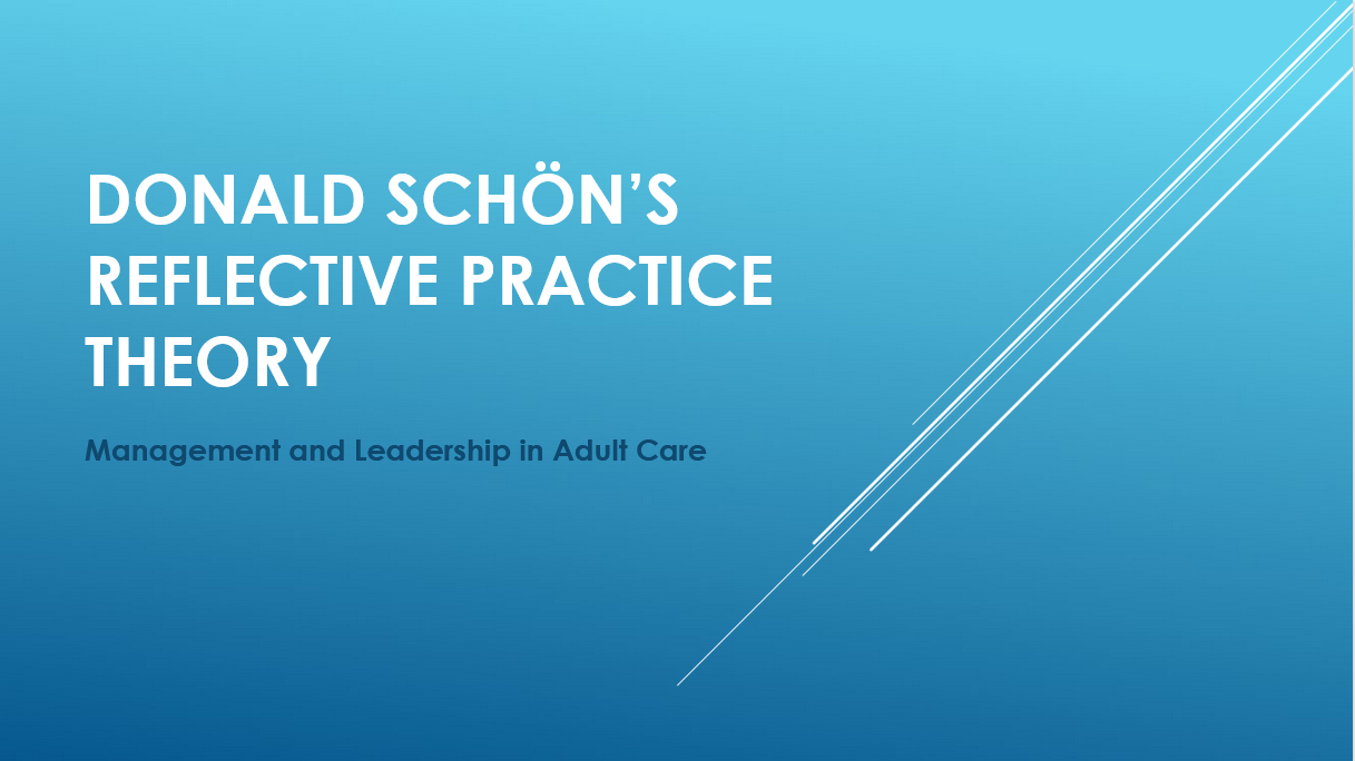 Donald Schön’s Reflective Practice Theory