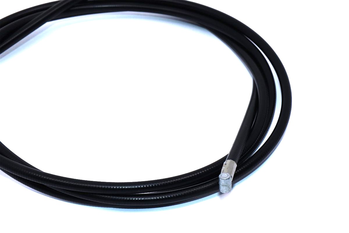 Throttle Cable XL For Large Carbs Barrel on one End BLACK