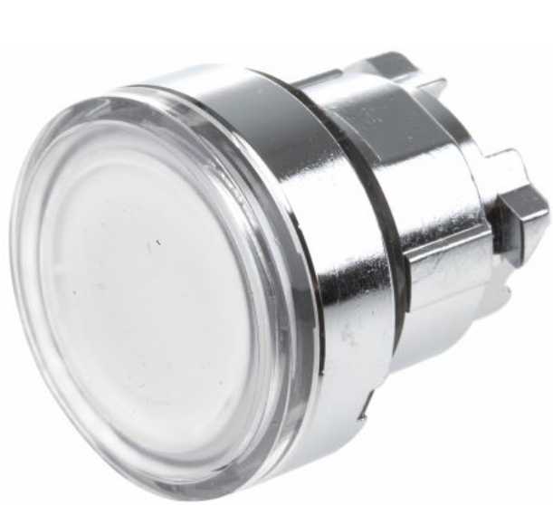 ZB4BW313 White Push Button Head