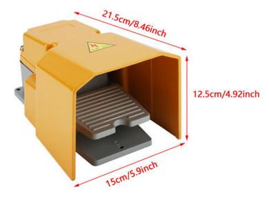 Heavy Duty Foot Switch, Die Cast Aluminium, Momentary10 A @ 230V ac