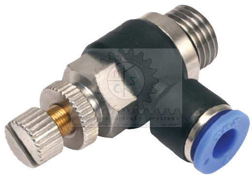 Banjo Flow Control Valves (For Cylinders) - Parallel Thread 4mm - 1/8