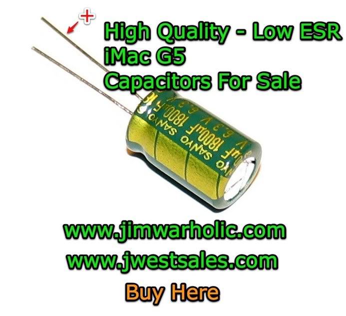 25 Capacitors Apple iMac G5 MOB Kit PPC iMacs
