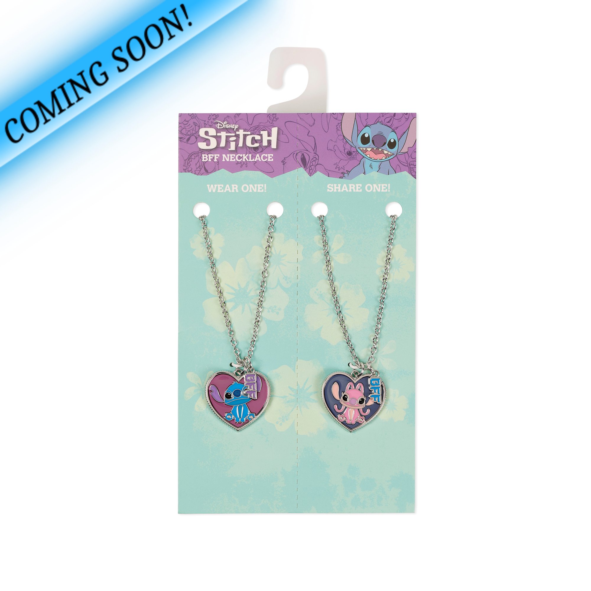 Stitch & Angel BFF Necklace Set