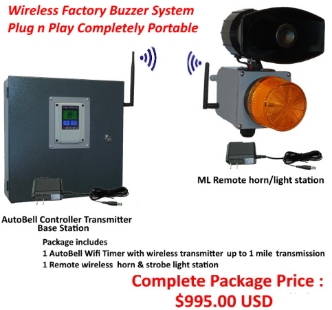 Wireless Factory Buzzer system