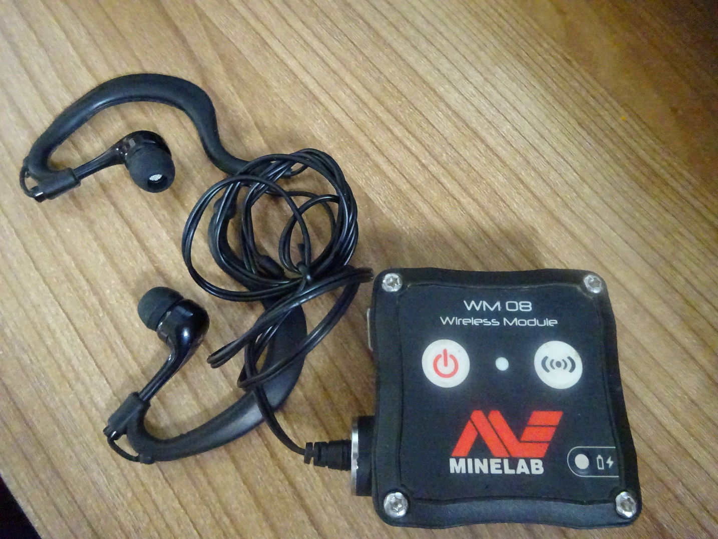 Waterproof earbuds x 4 sets to fit Minelab wm08 or WM10