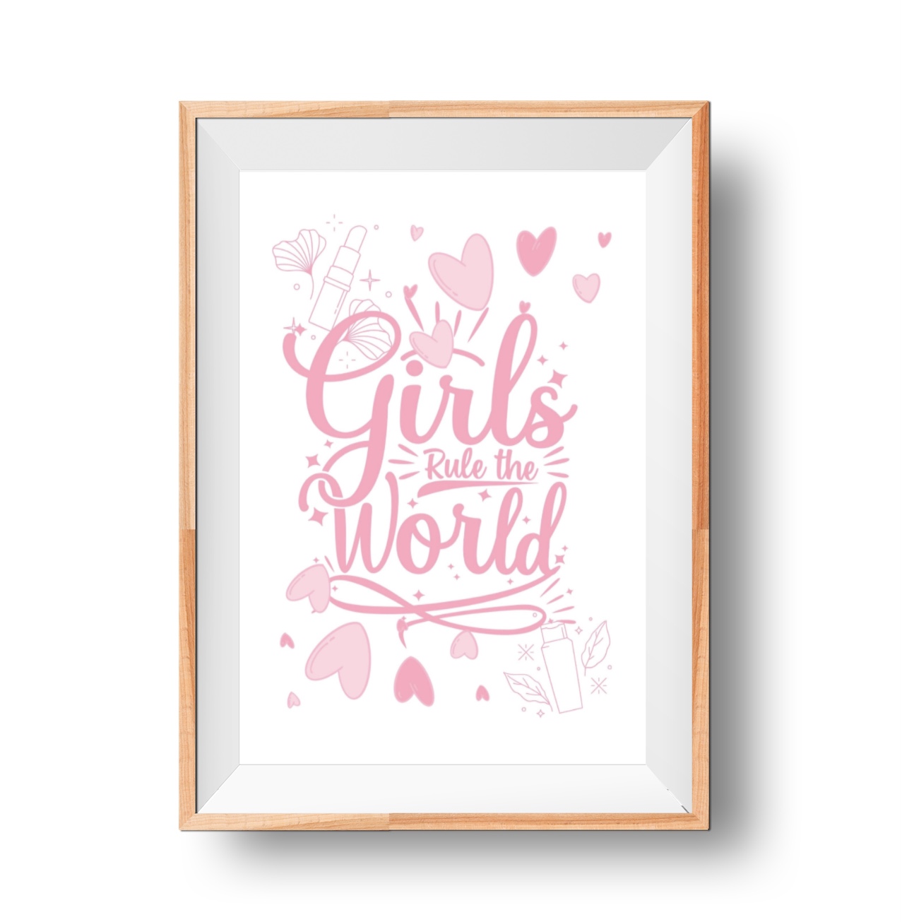 Girl Power Quote Instant Wall Art Print