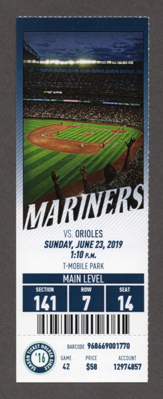 Yusei Kikuchi WIN 4 - 2019-06-23 Seattle Mariners vs Baltimore Orioles ...