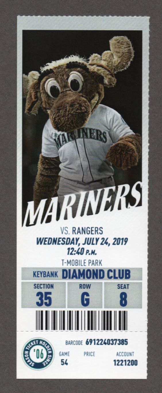 Tim Lopes MLB Debut 2019-07-24 Seattle Mariners vs Texas Rangers Full ...