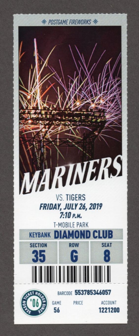 Ryan Court MLB DEBUT 2019-07-26 Seattle Mariners vs Detroit Tigers Full ...