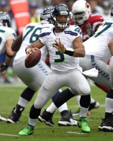 2012 RUSSELL WILSON NFL DEBUT 9/9 SEAHAWKS @ CARDINALS Tailgate Pass ...