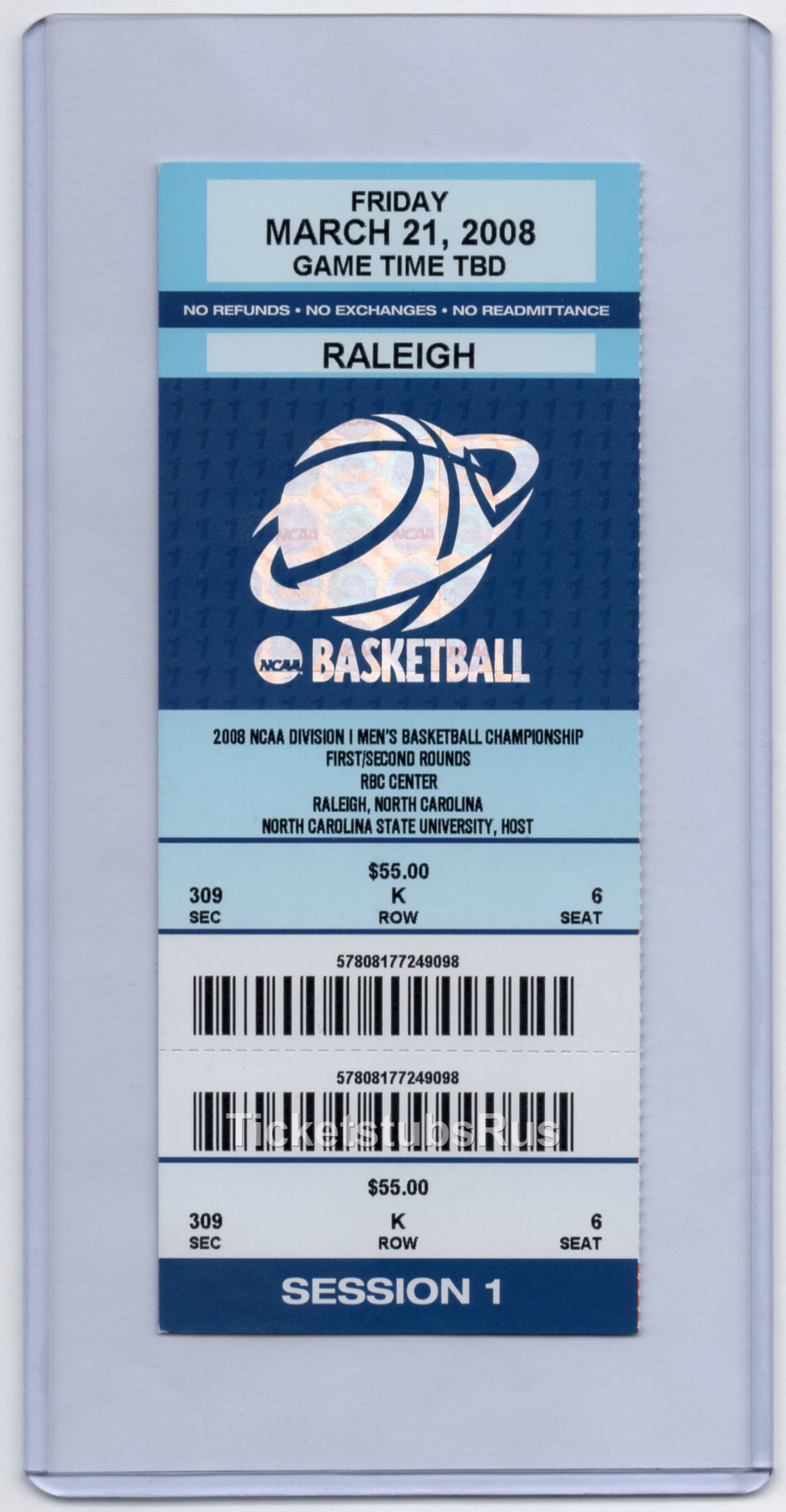 Stephen Curry 1st RD NCAA WIN 40pts Debut 2008 Davidson Gonzaga 3-21 ...