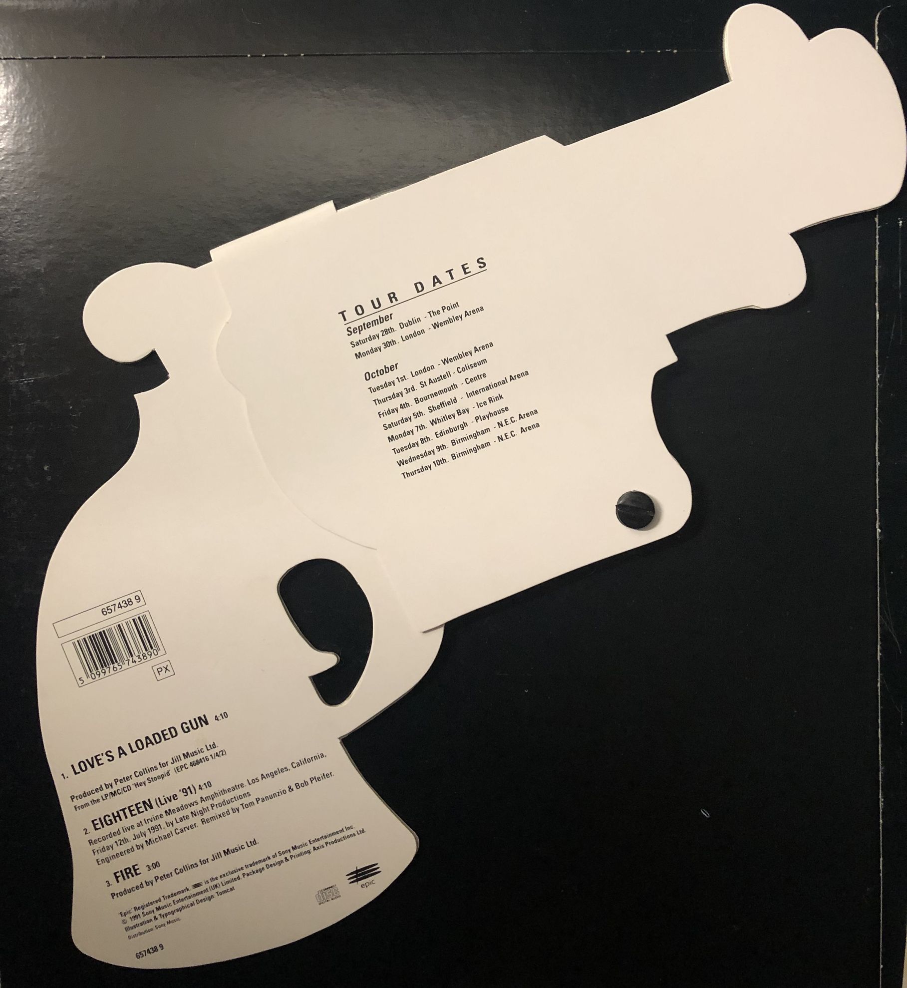 Alice Cooper - Love's A Loaded Gun - Limited Edition 3 track CD Single ...