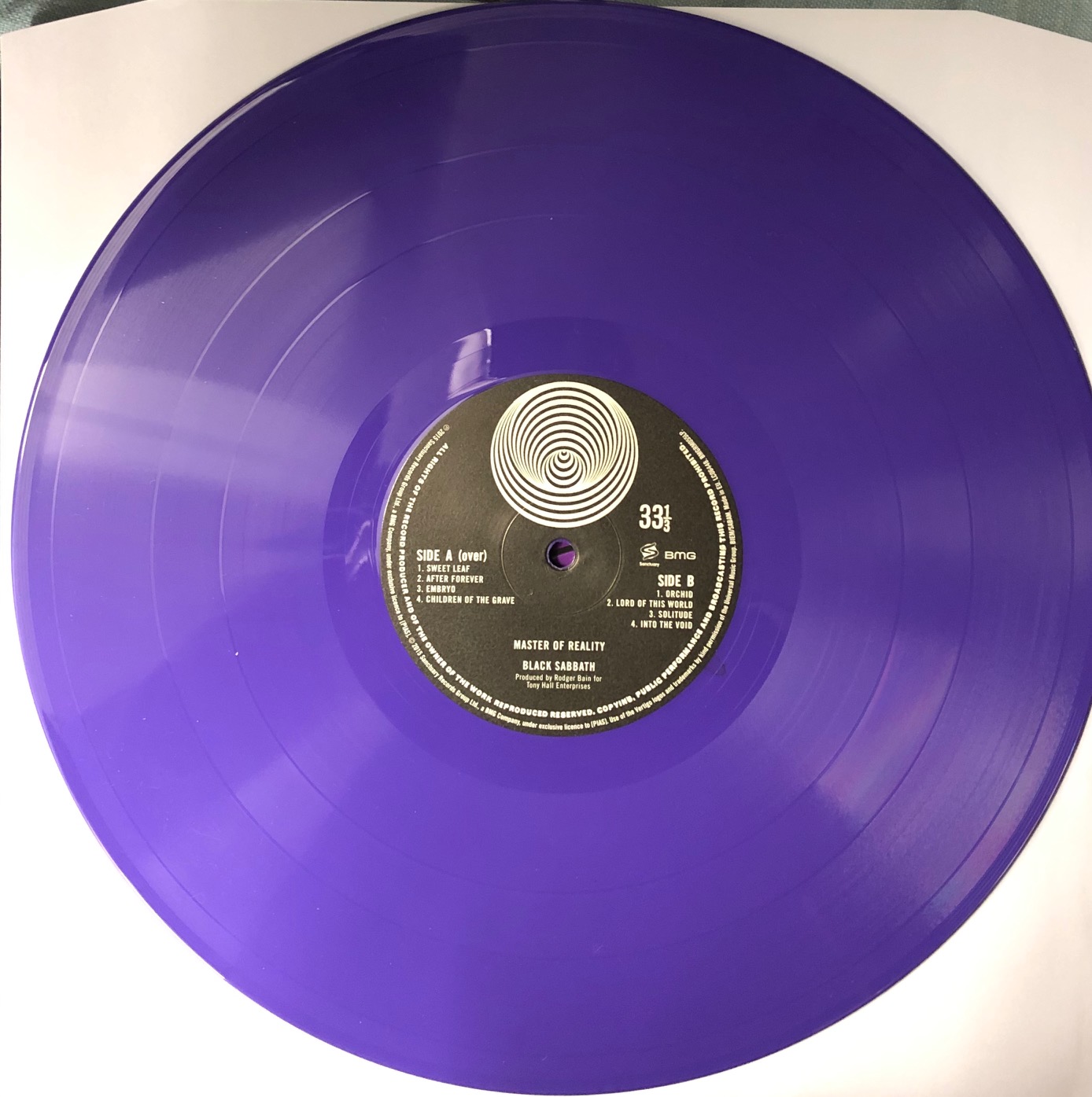 Black Sabbath - Master Of Reality - UK Limited Edition 8 Track Purple ...