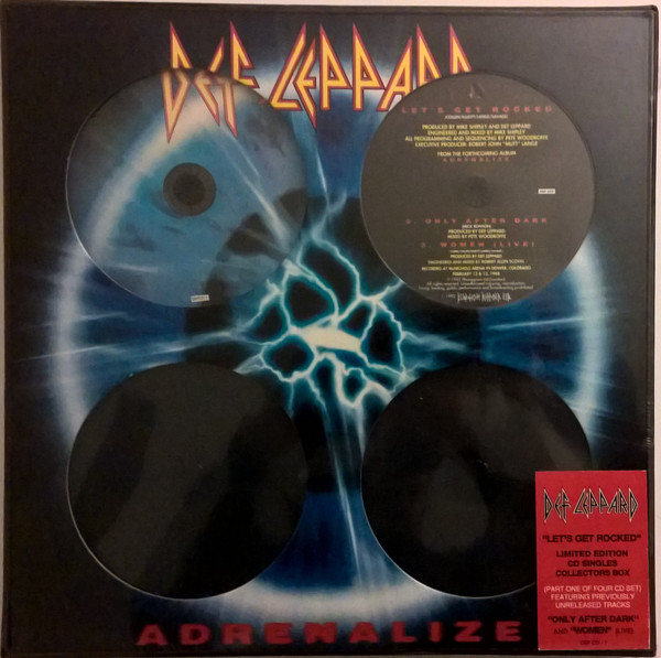 Def Leppard ‎– Let's Get Rocked - UK Limited Edition 3 TRack CD Single ...