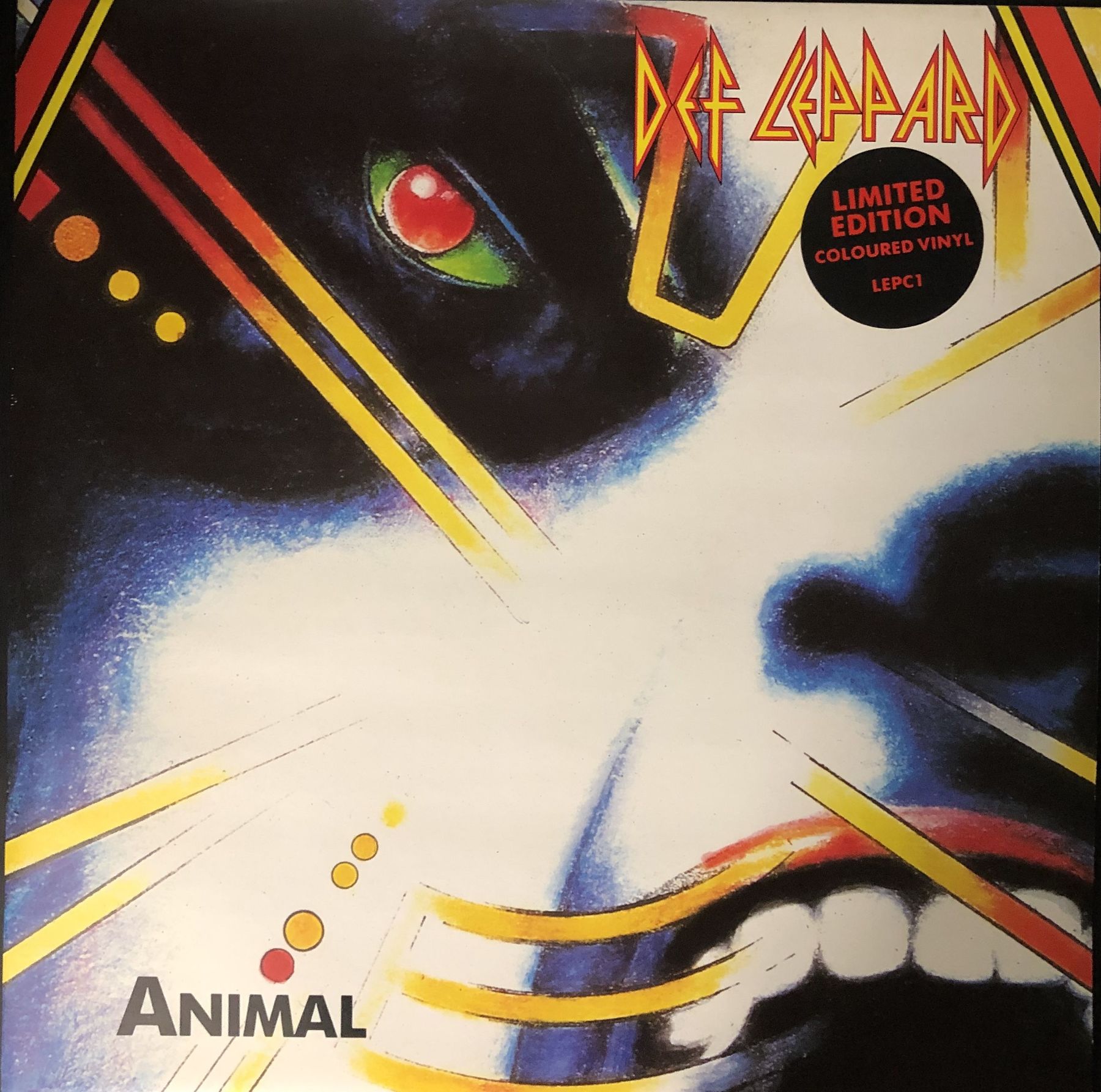 Def Leppard - Animal - UK Limited Edition 3 Track Red Vinyl 12" Single